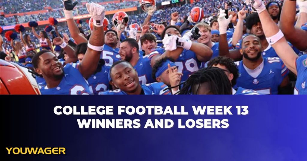 College Football Week 13 Winners and Losers - YouWager Sports Betting Odds