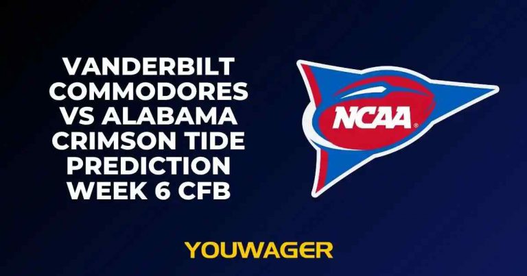 Vanderbilt Commodores vs Alabama Crimson Tide Prediction Week 6 CFB